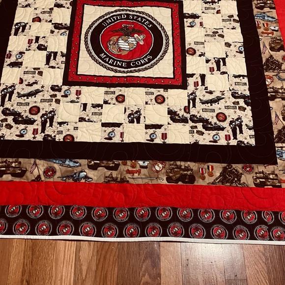 Bedding | United States Marine Corps Themed Quilt | Poshmark